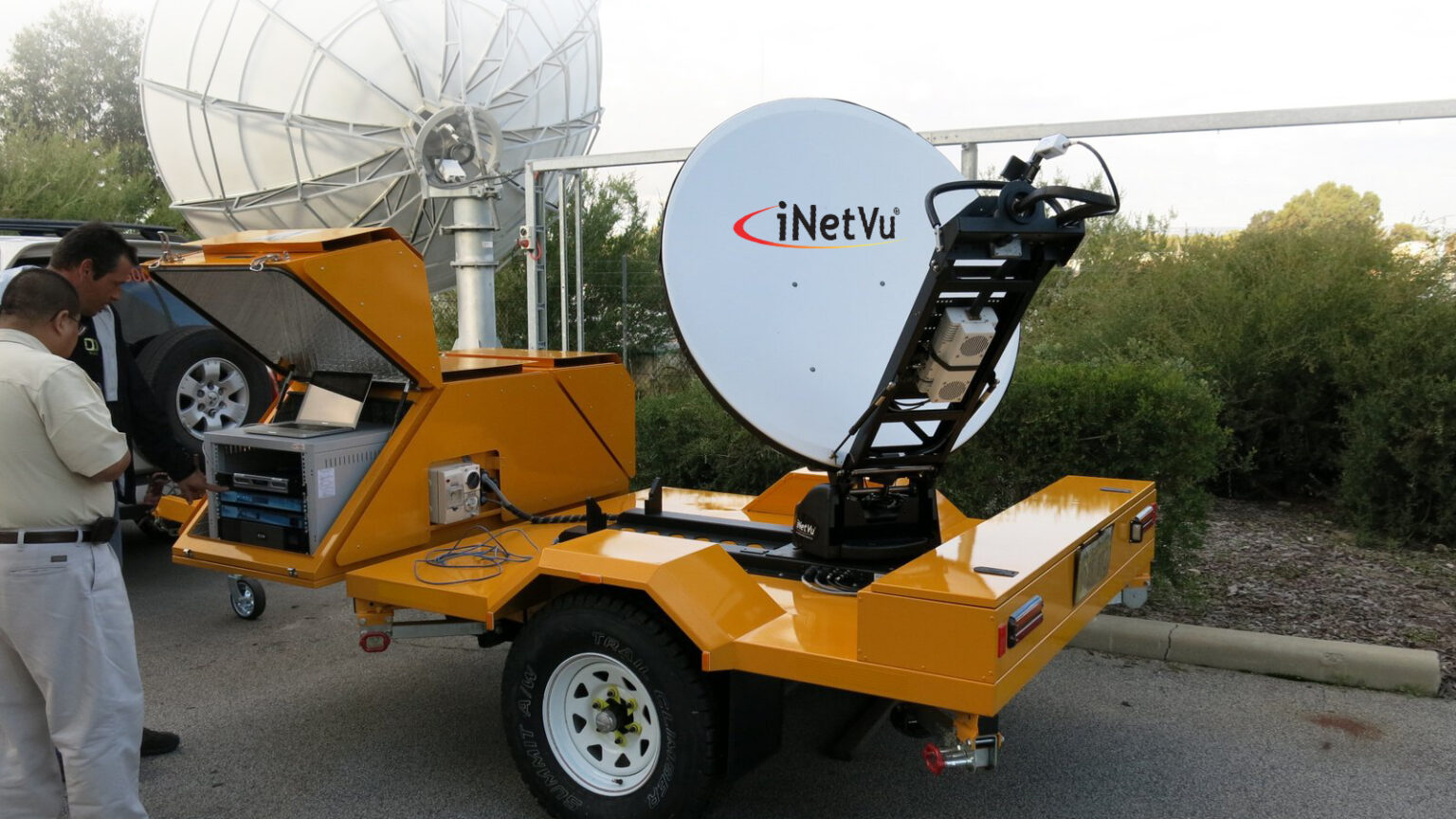 iNetVu 1200 Series Ku Band 1.2m Driveaway Antenna System | Av-Comm Space & Defence
