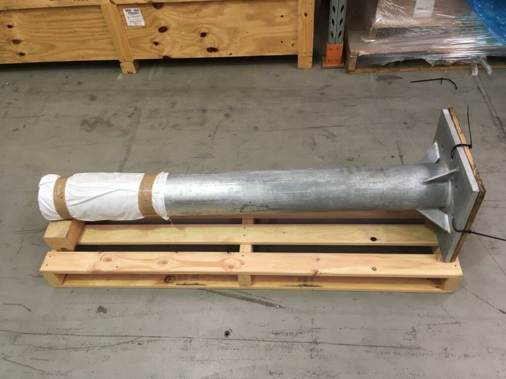 Av-Comm Kingpost Pedestal Mount for 2.4m & 3m Prodelin Satellite Dishes ...