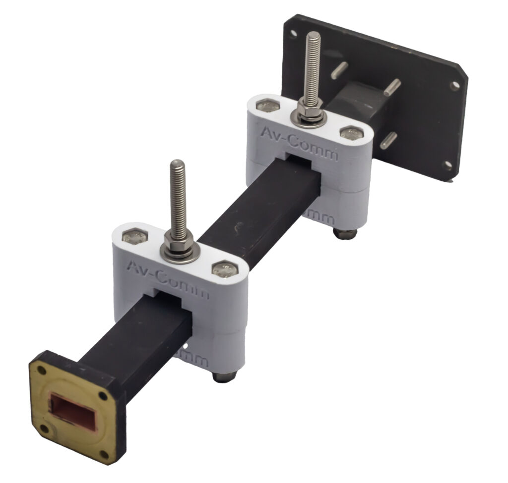 WR75 Ku-Band Rigid Waveguide Hanger | Av-Comm Space & Defence